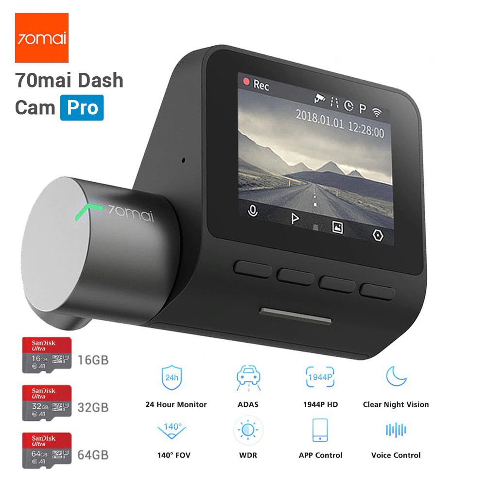 2. Tính năng của Camera hành trình Xiaomi 70mai Pro