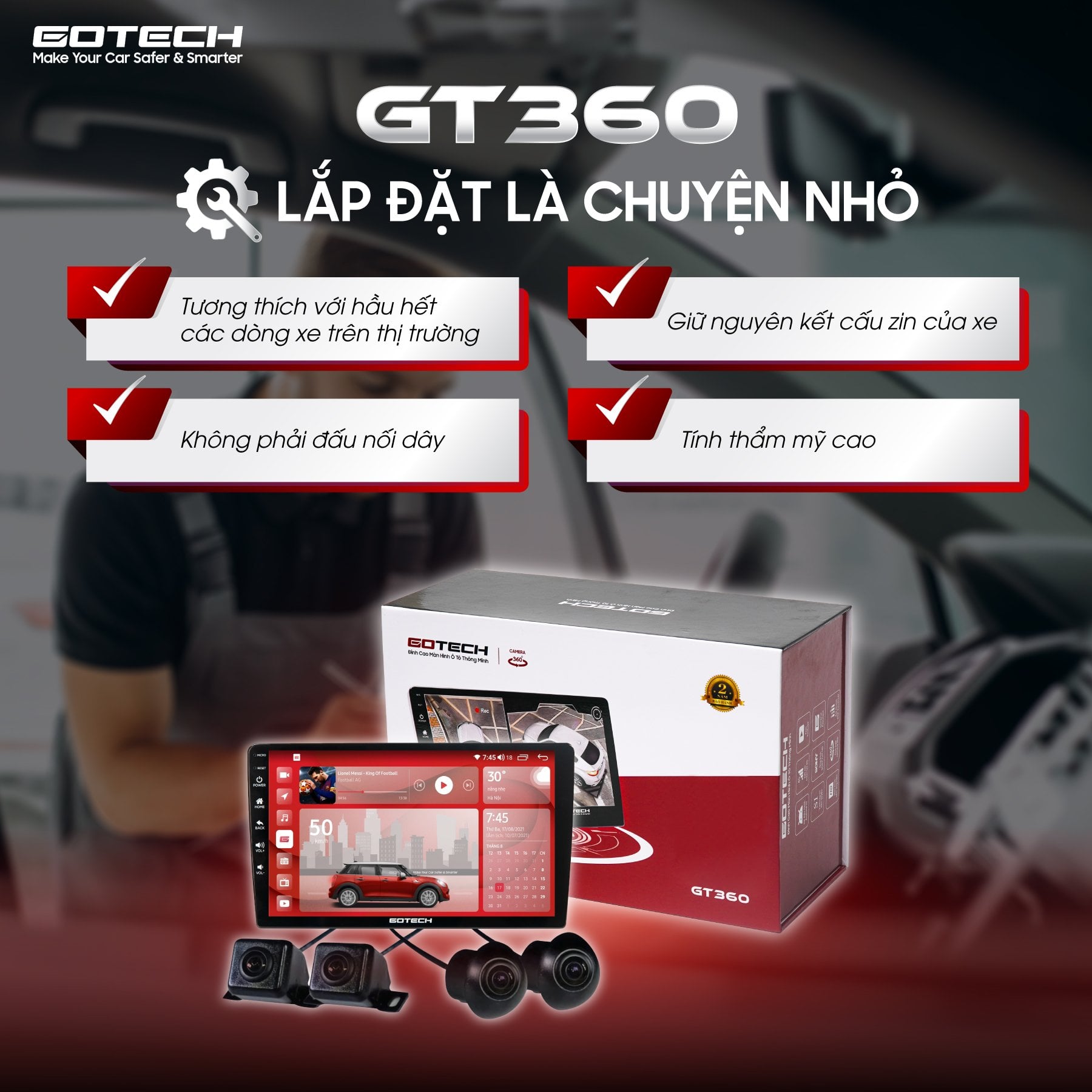 Màn hình GOTECH GT360
