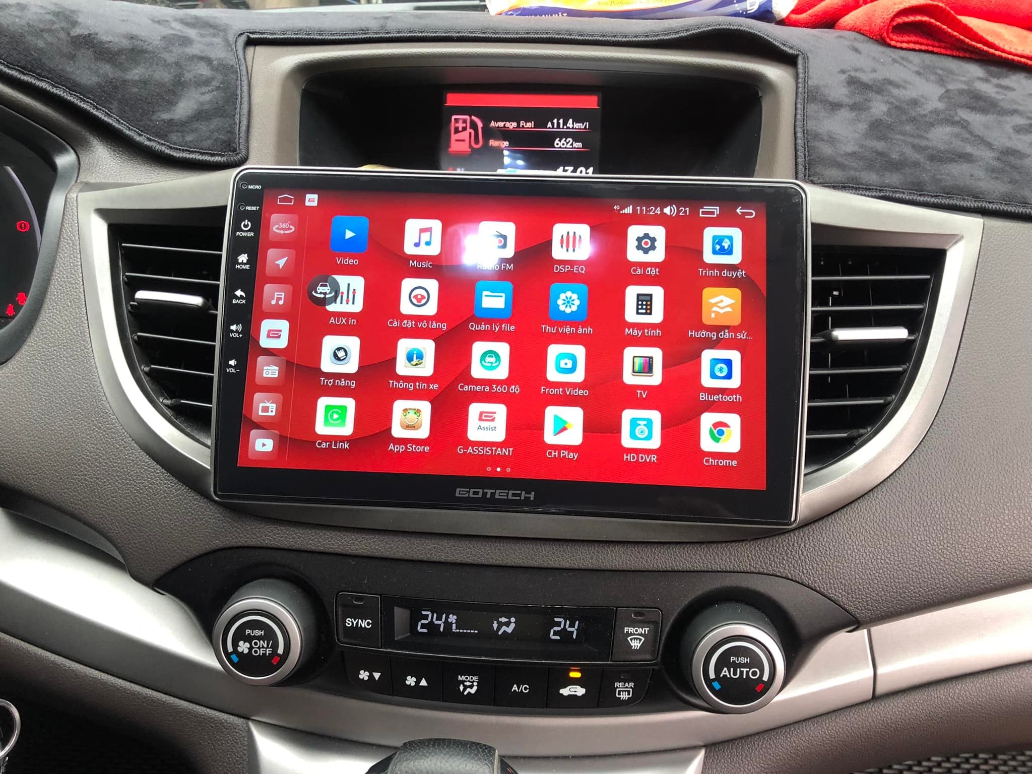 Gotech GT360 plus Trên Honda CRV