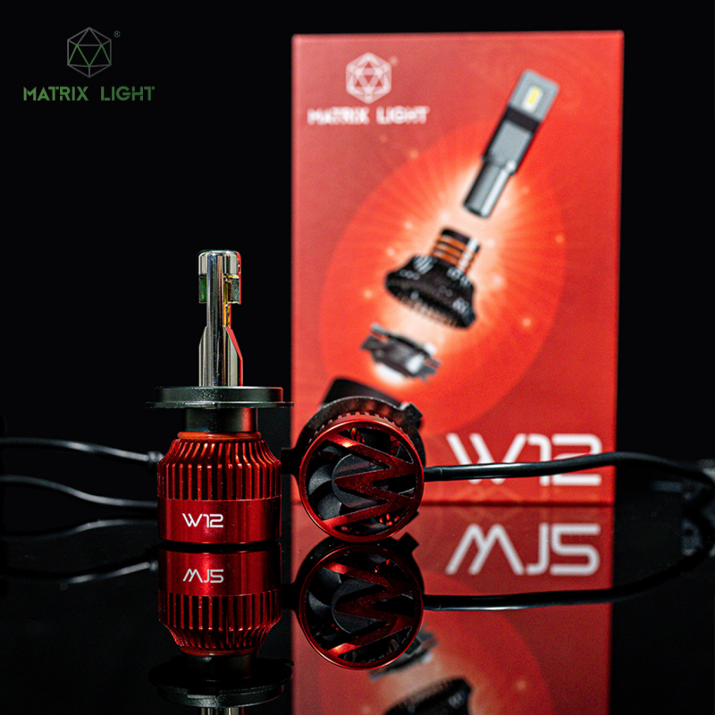 Bóng LED Siêu Sáng Matrix Light W12 - Chân H4 (Dùng chung Cos/Pha ...