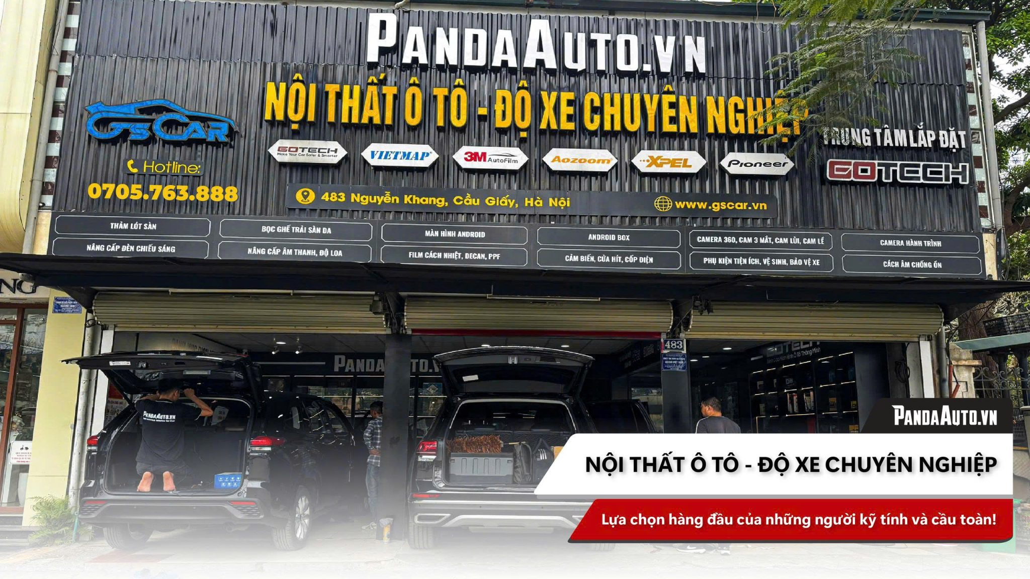 Đội ngũ kỹ thuật tại Panda Auto 483 Nguyễn Khang HN dày dạn kinh nghiệm ...